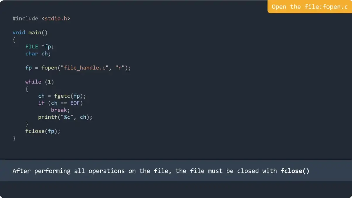 C Programming Cheat Sheet | Next Step InfoTech